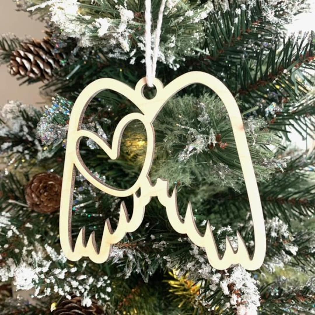 Angel Wings Christmas Ornament, Child Loss Ornament, Miscarriage ...