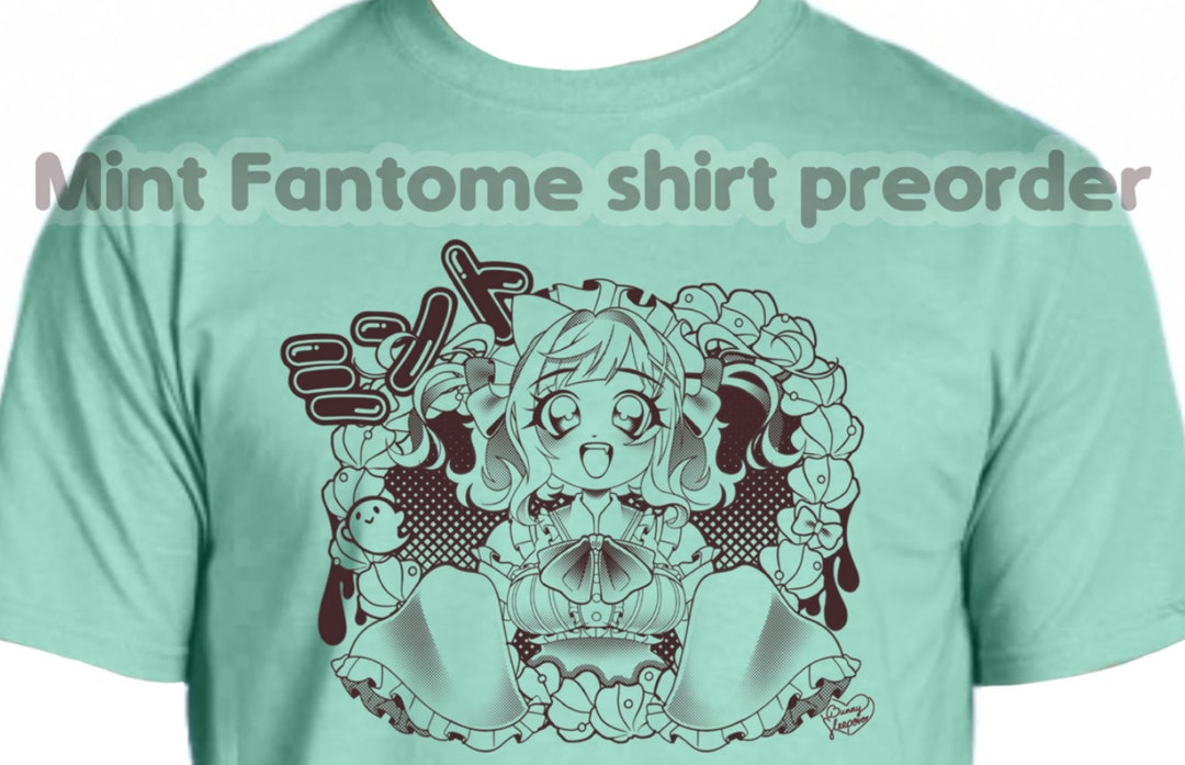 Mint Fantome Vtuber Merch ! (preorder) // Cute and Kawaii Pomu Rainpuff ...