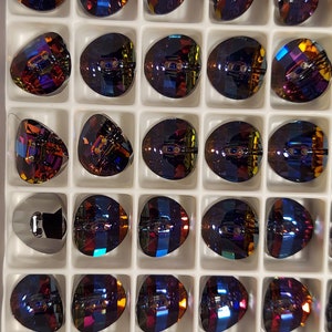 Swarovski 3016 Factory Sealed Box of Mesmerizing Crystal Meridian Blue ...