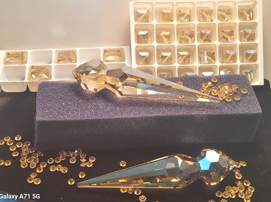 Swarovski Vintage (31 Total Pieces) STRASS 8984 118mm (2 Count Etched ...