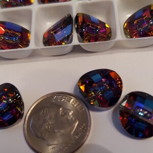 Swarovski 3016 Factory Sealed Box of Mesmerizing Crystal Meridian Blue ...