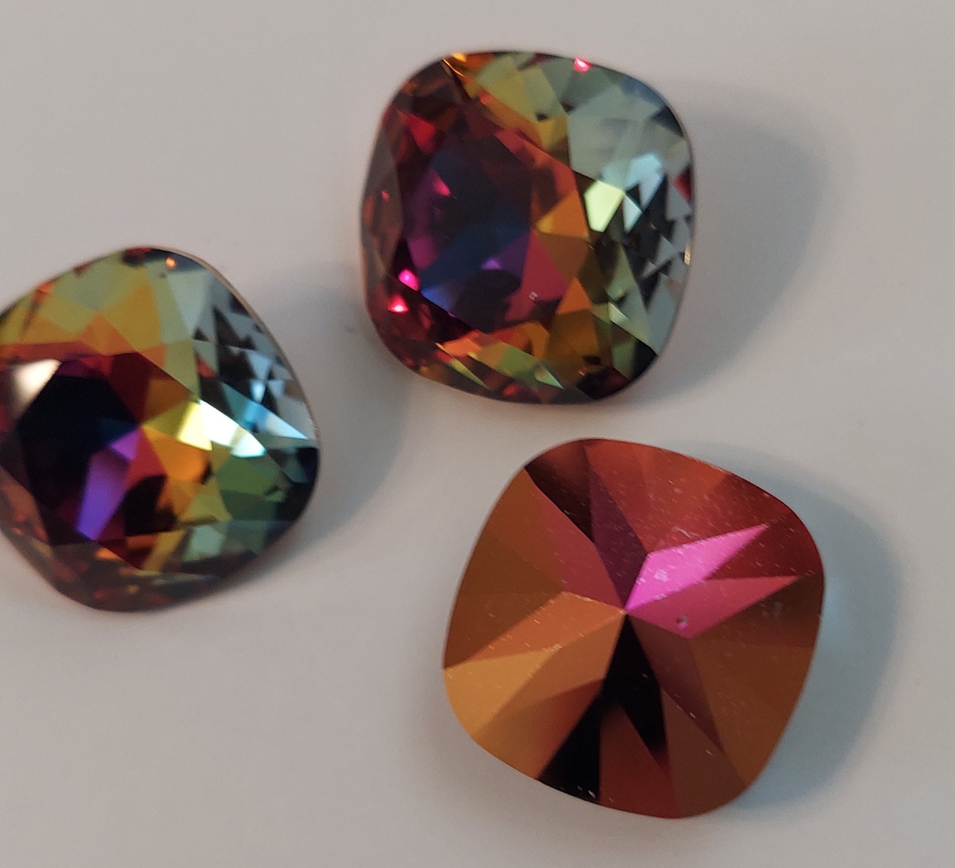 Swarovski Vintage lot of Three 18mm Art 4470 volcano After Market ...