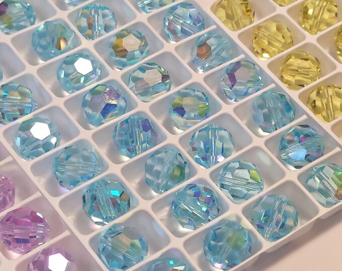 Vintage Bohemian (3 Pack Aqua AB, Alexandrite (mimic), Jonquilish,12mm ...