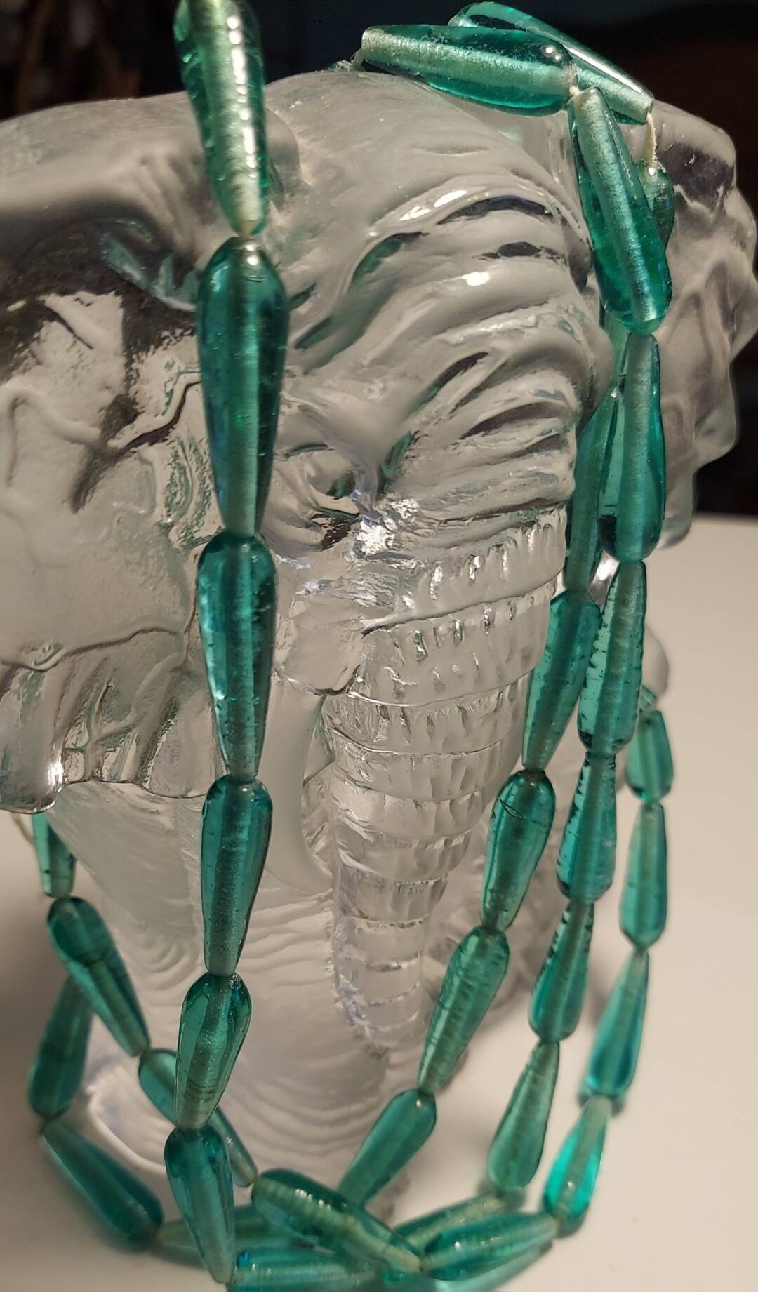 Vintage Teal Sea Glass Tear Drop of Transparent Vibrant Treasures 48-50 ...