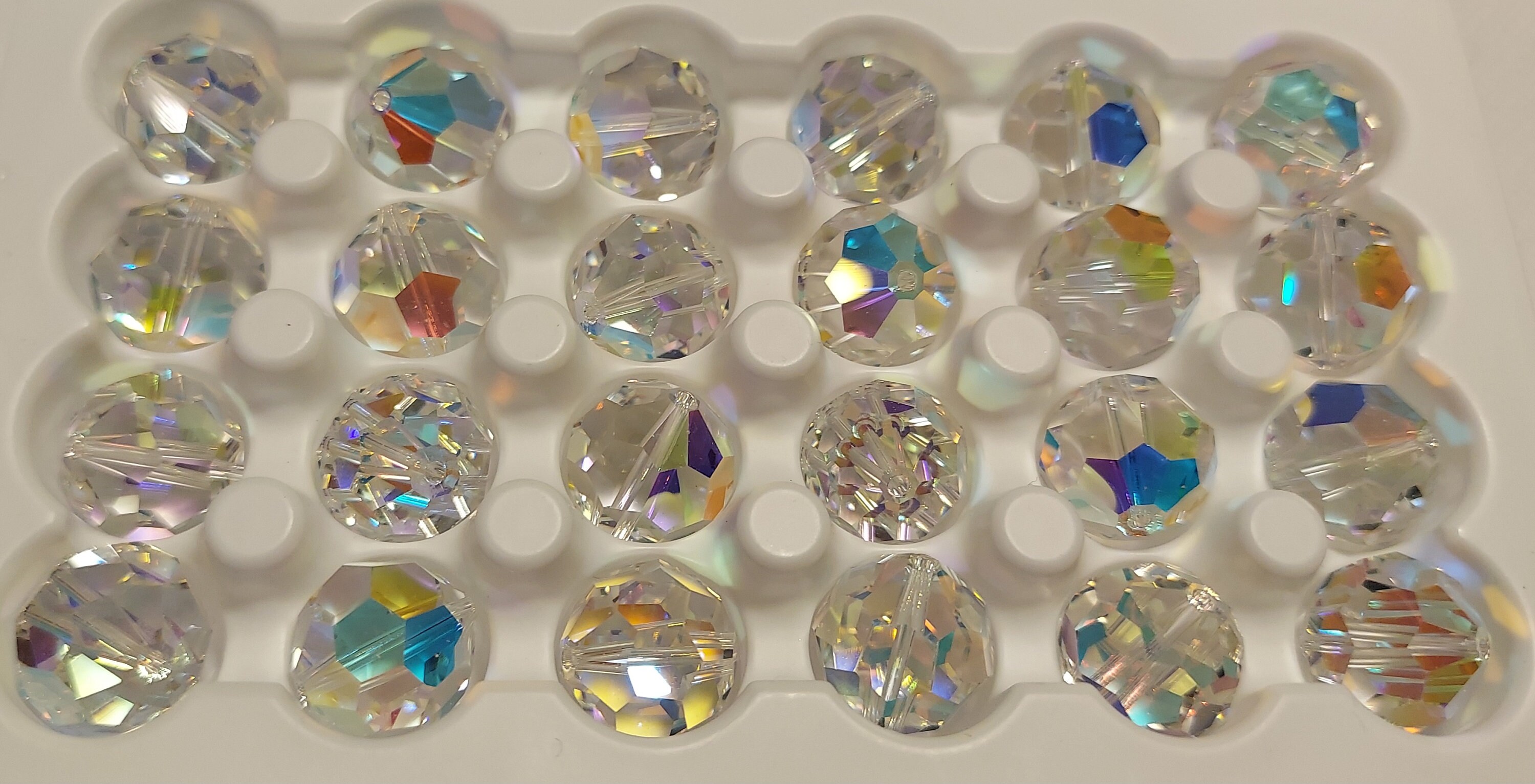 Swarovski Sealed Factory Pack Crystal Aurore Boreale Series 5000 14mm 72 Gorgeous Treasures ...