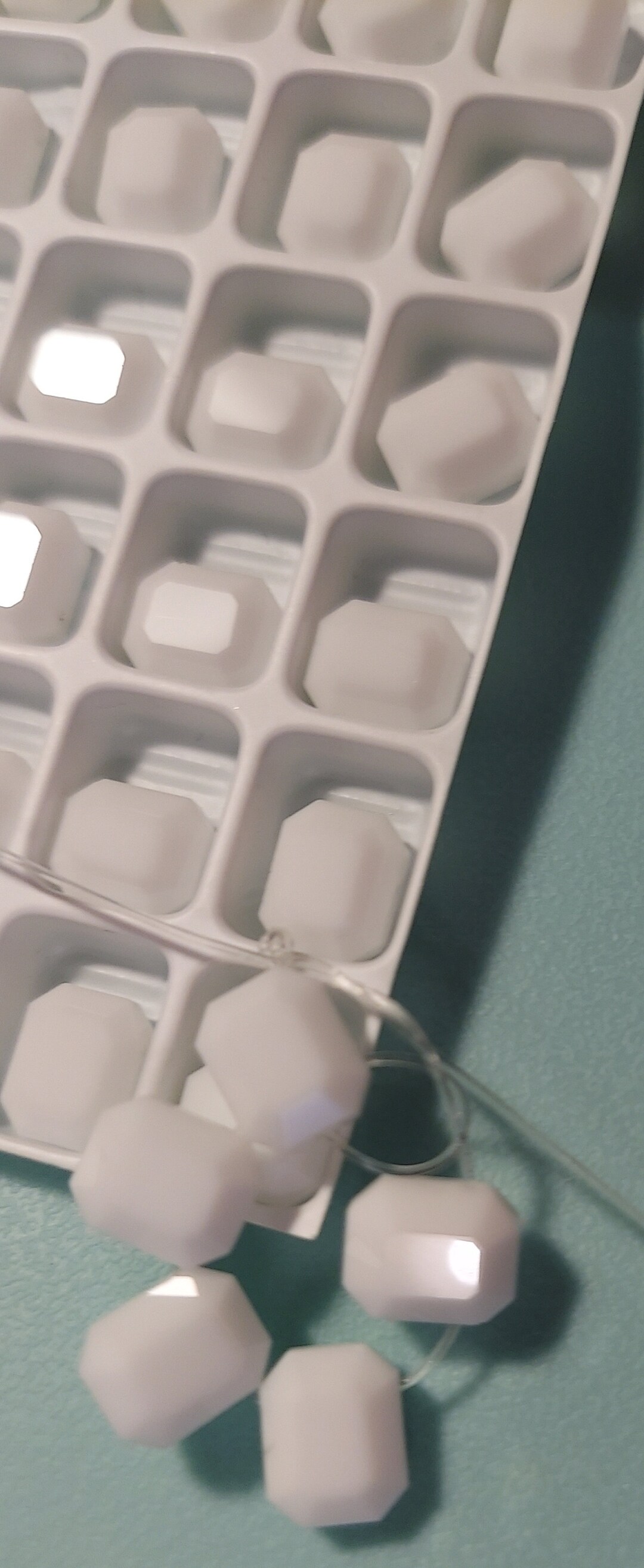 Swarovski Vintage Factory Flat of Amazing Crystal Chalk Top Drilled ...