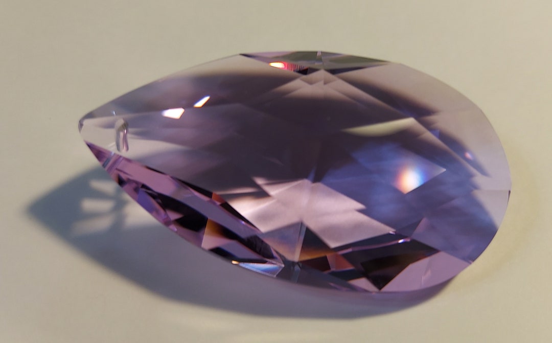 Swarovski 8712 Iris 63mm of Pristine Almond Shape Crystal Large Pendant ...