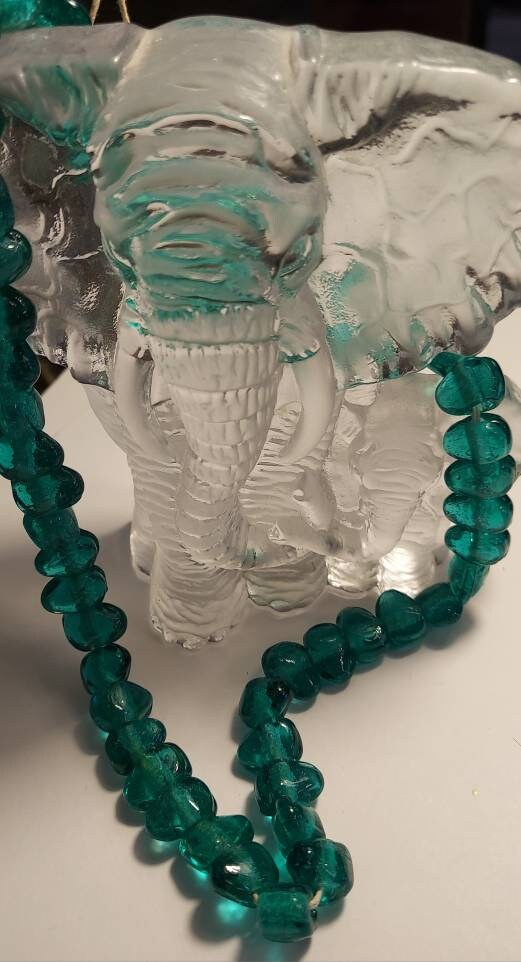 Vintage Teal Sea Glass 50 Tumble Beads of - Etsy