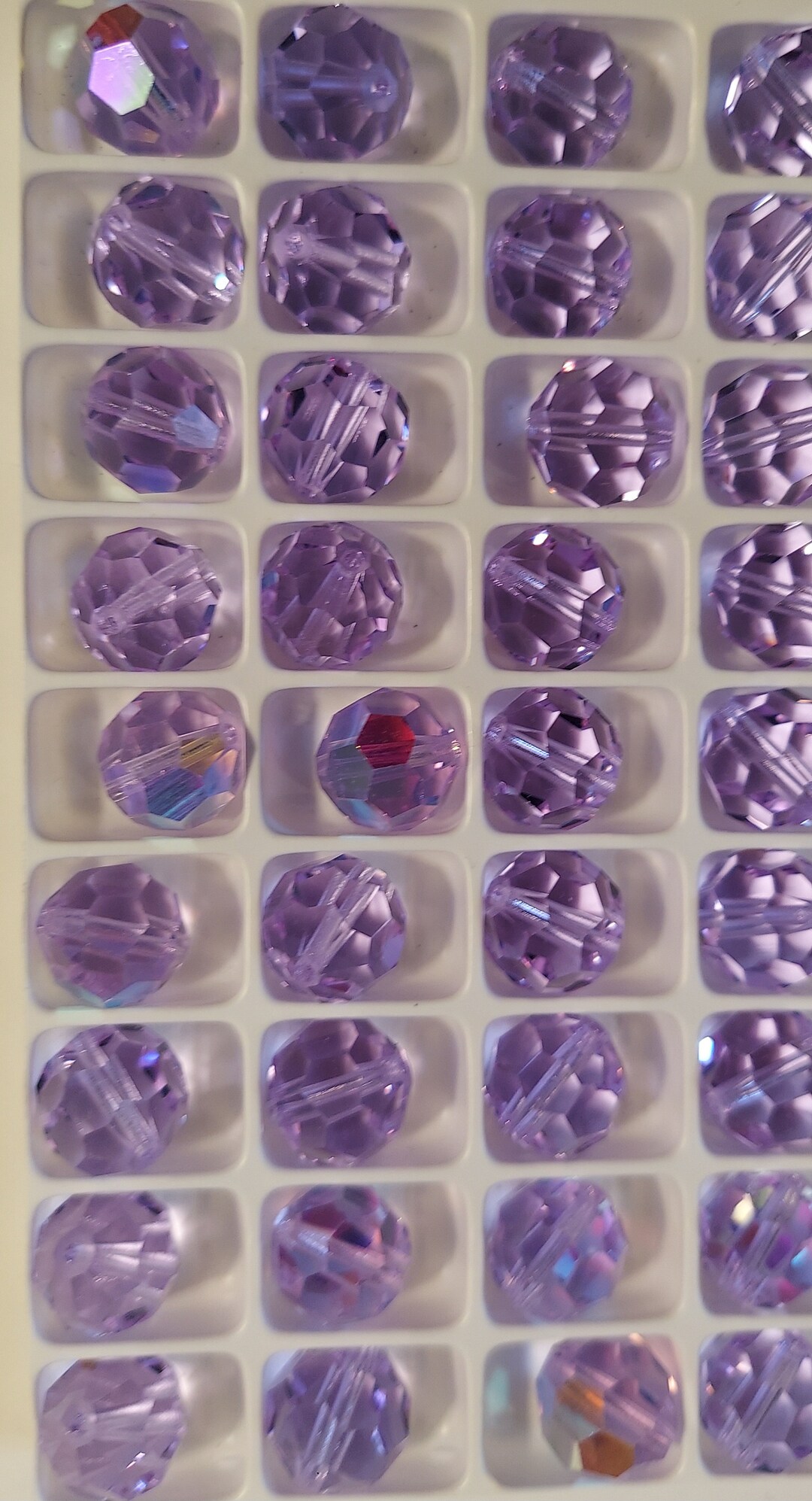 Vintage Alexandrite 12mm Faceted Refractive First Quality Crystal Round ...