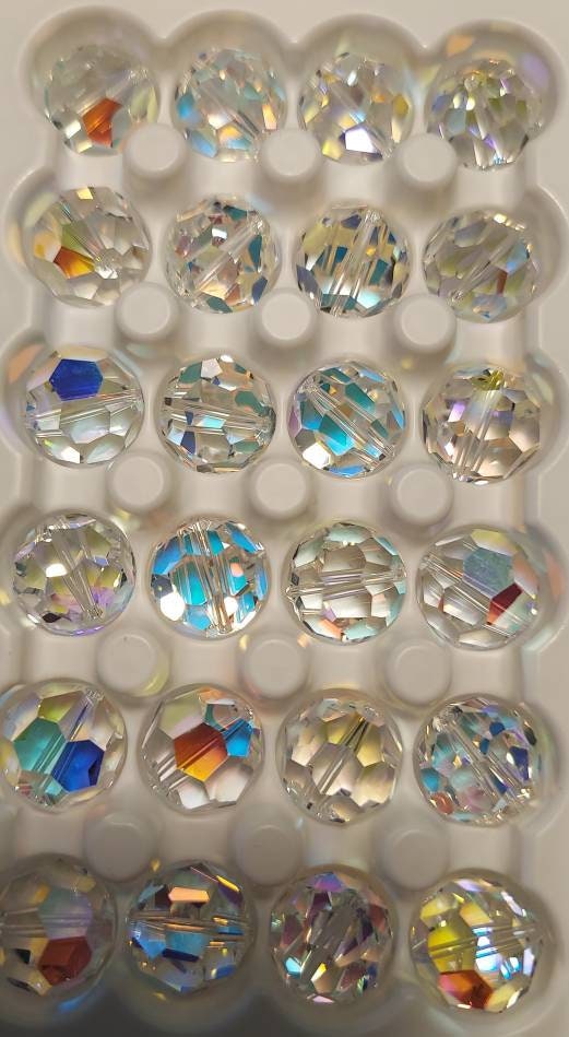 Swarovski Sealed Factory Pack Crystal Aurore Boreale Series 5000 14mm 72 Gorgeous Treasures ...