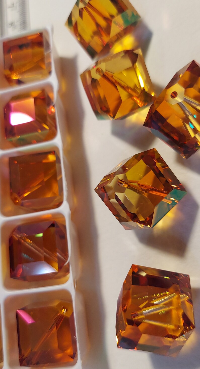 Swarovski Ultra Rare Vintage 18mm 8546 Crystal Astral Pink in Full Flat ...