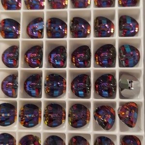 Swarovski 3016 Factory Sealed Box of Mesmerizing Crystal Meridian Blue ...