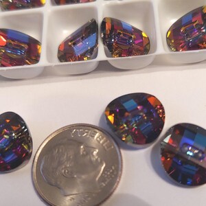 Swarovski 3016 Factory Sealed Box of Mesmerizing Crystal Meridian Blue ...