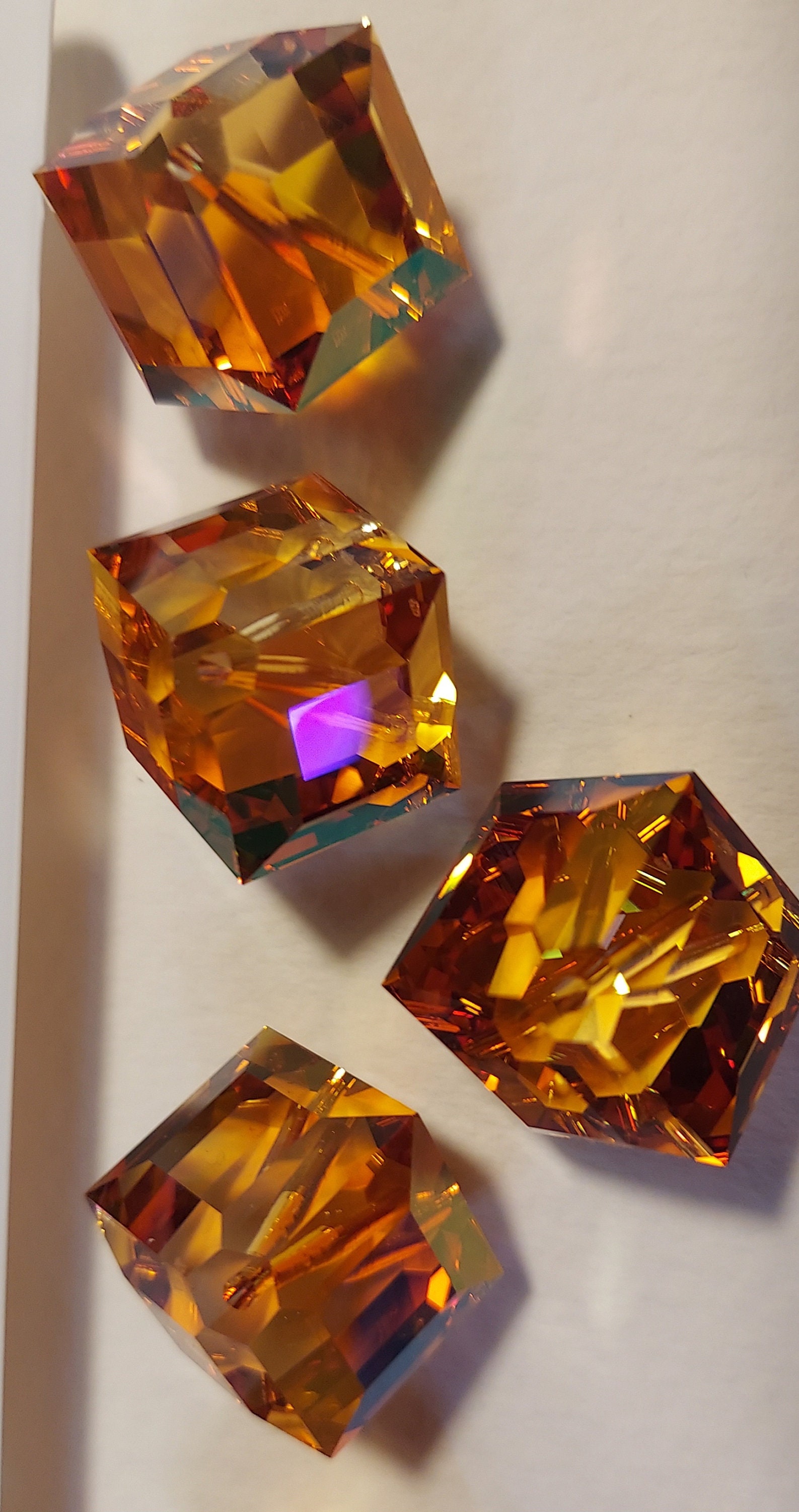 Swarovski Ultra Rare Vintage 18mm 8546 Crystal Astral Pink in Full Flat ...