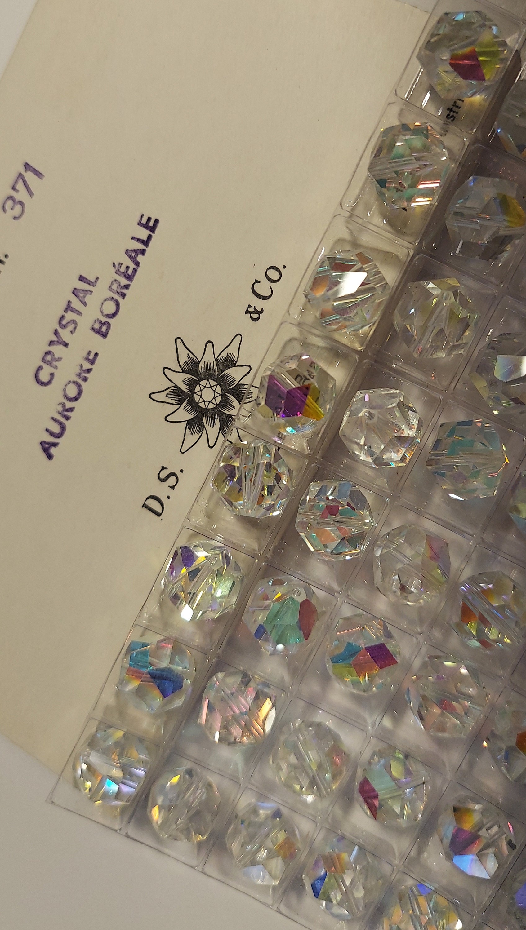 Rare Vintage Factory Pack Swarovski Art. 371 Crystal Aurore Boreale ...