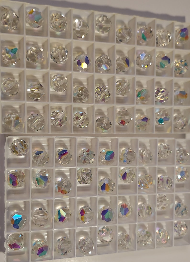 Rare Vintage Factory Pack Swarovski Crystal Aurore Boreale 11mm Art ...