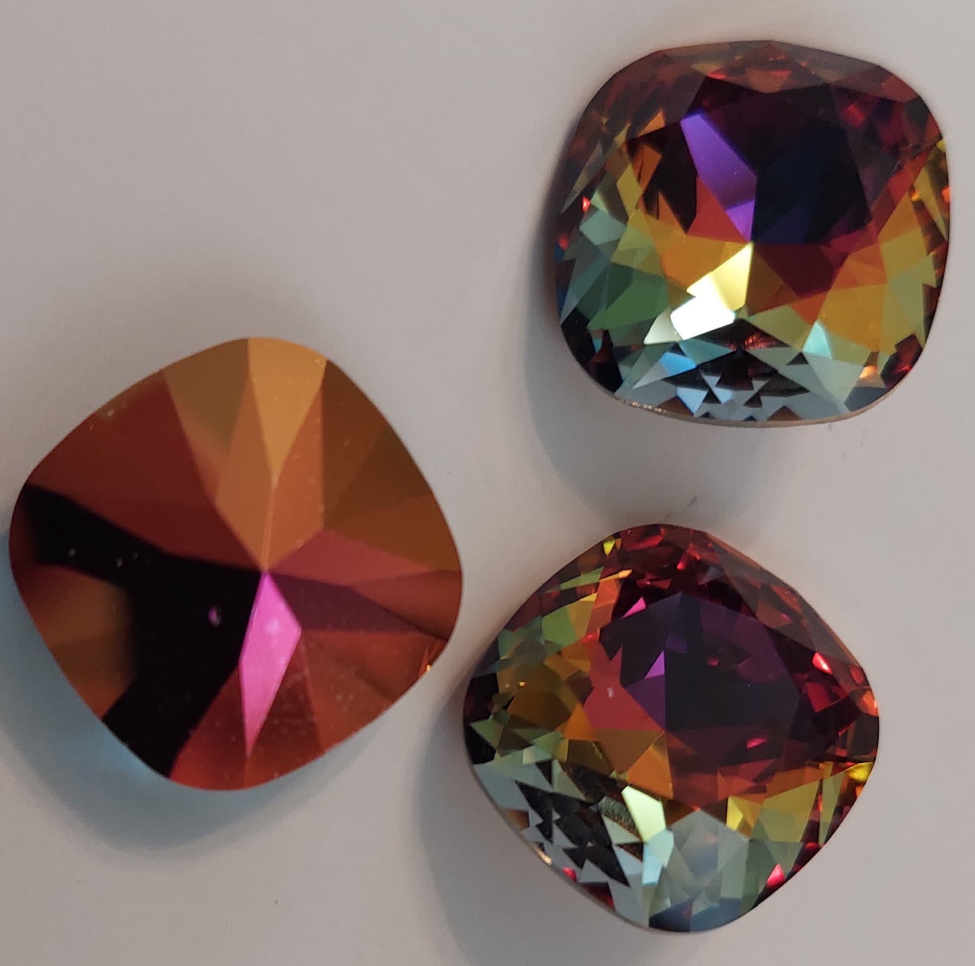 Swarovski Vintage lot of Three 18mm Art 4470 volcano After Market ...
