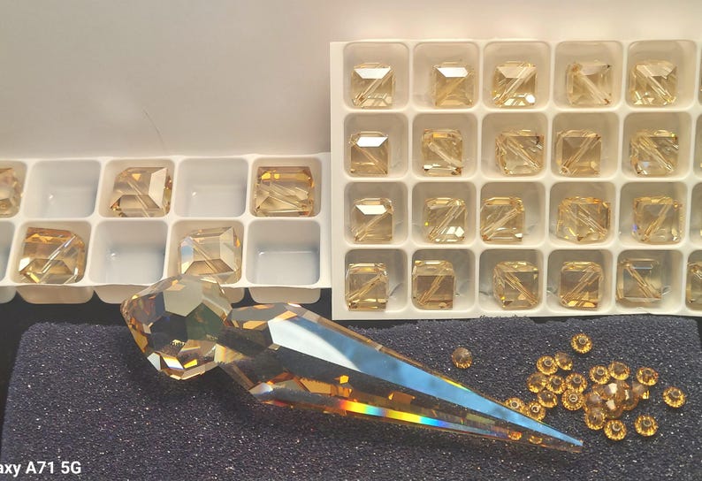 Swarovski Vintage (31 Total Pieces) STRASS 8984 118mm (2 Count Etched ...