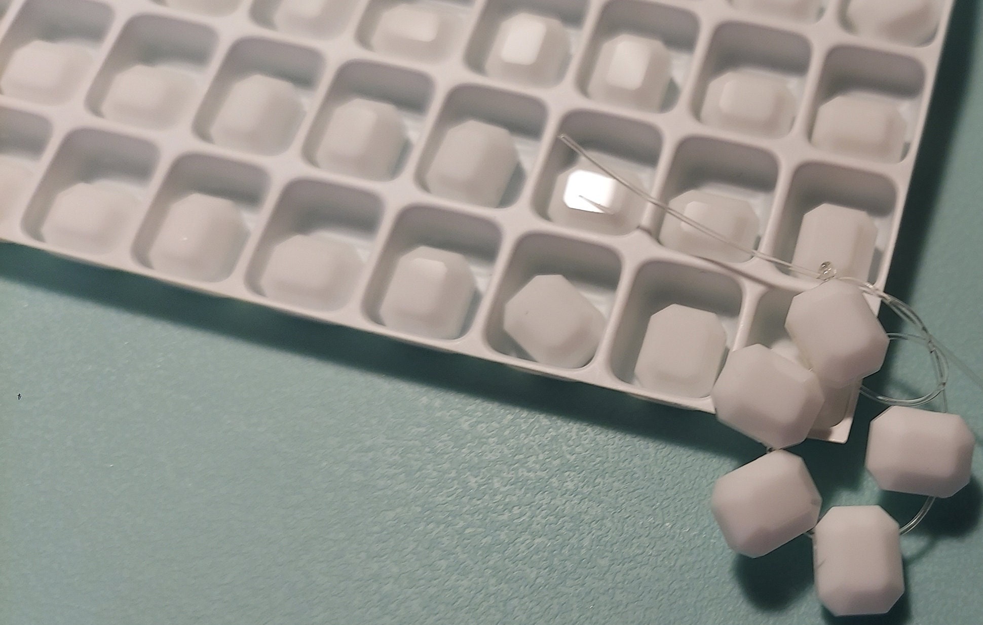 Swarovski Vintage Factory Flat of Amazing Crystal Chalk Top Drilled ...