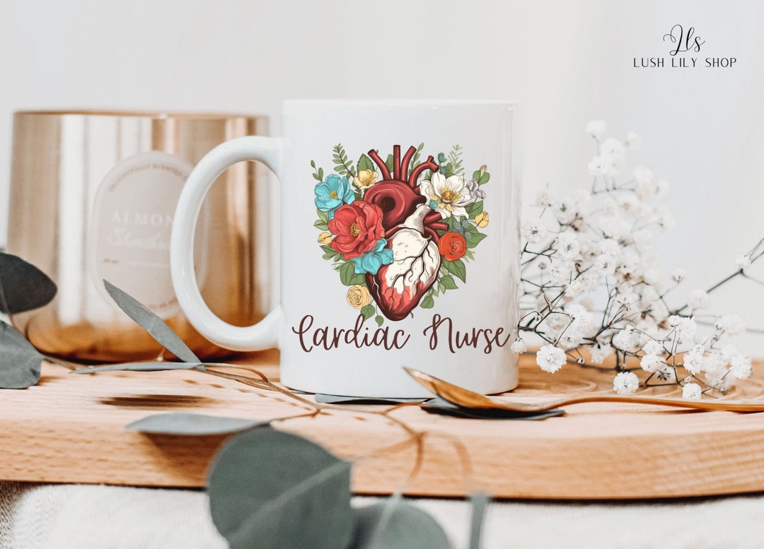 Cardiac Nurse Mug, Cath Lab Nurse Gift, Cardiac Care Unit, Cardiac ...