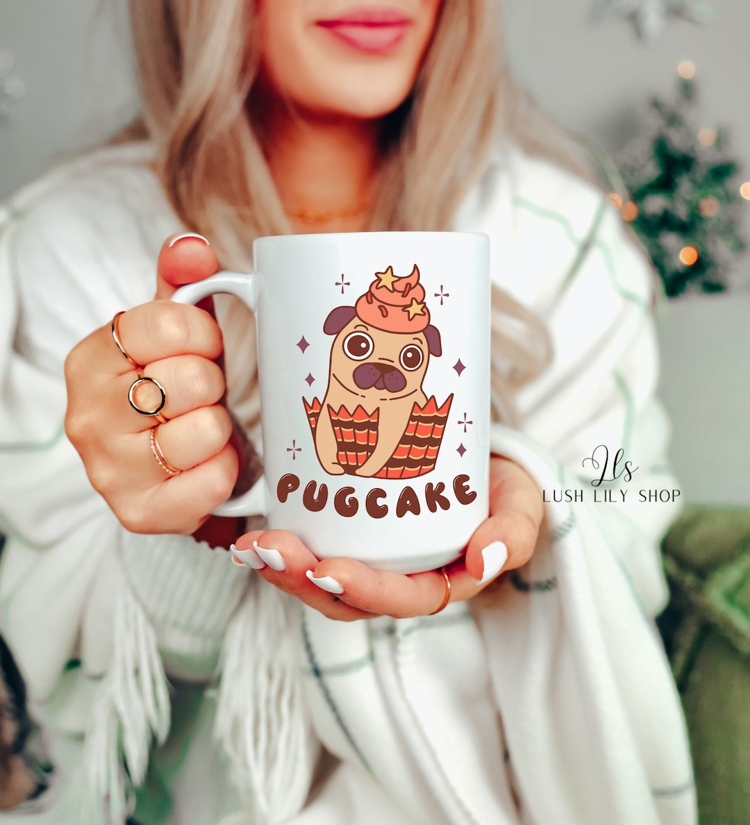 Pug Mug, Pug Love, Pug Mom Gifts, Funny Dog Mug, Cupcake Mugs, Pug Mama ...