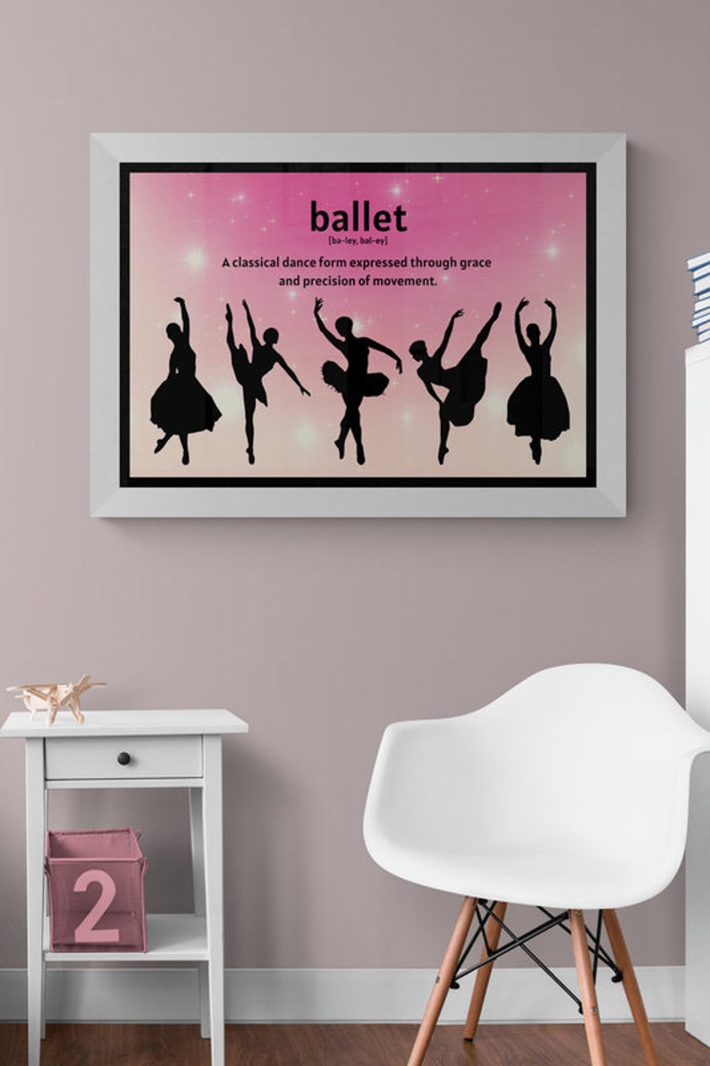Ballet Ballet Dance Poster Dance Poster Ballet Positions - Etsy