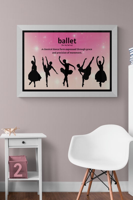 Ballet Ballet Dance Poster Dance Poster Ballet Positions - Etsy