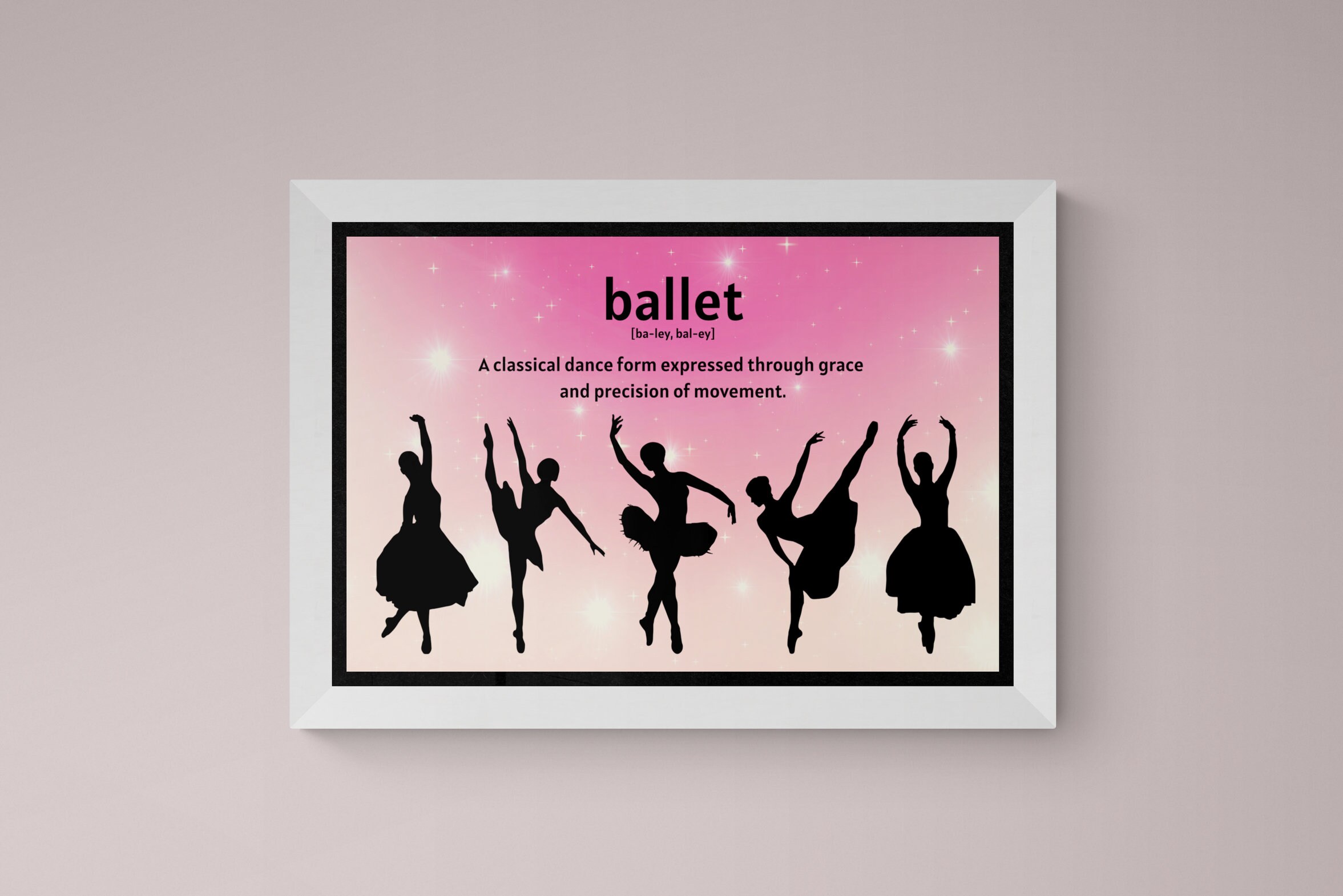 Ballet Ballet Dance Poster Dance Poster Ballet Positions - Etsy