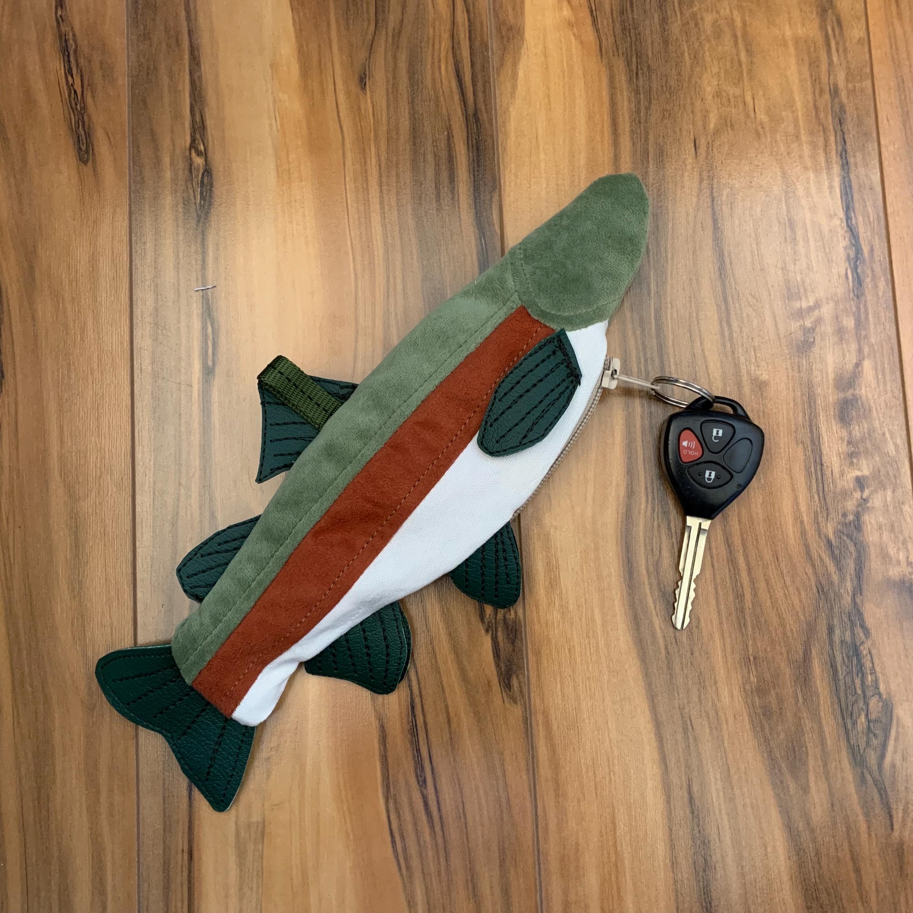 Rainbow Trout Zip Pouch - Etsy