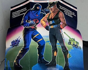 Gi Joe Poster Vintage - Etsy