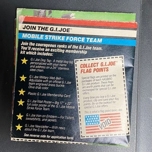1980’s GI JOE Foldout Poster - Etsy