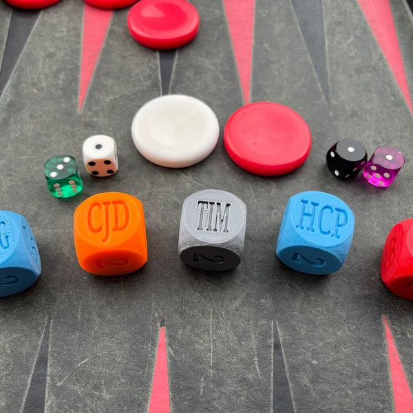 Backgammon Doubling Cube - Etsy
