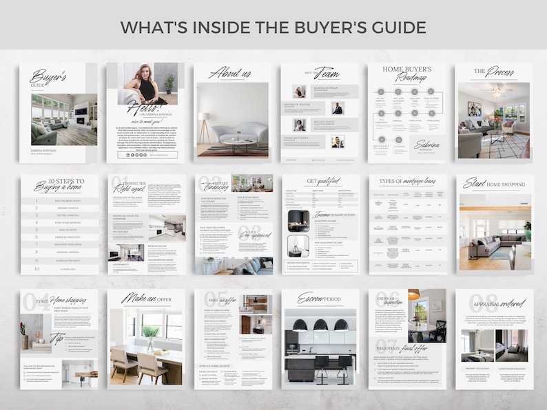 Seller Guide and Buyer Guide Bundle, Listing Presentation for Real ...