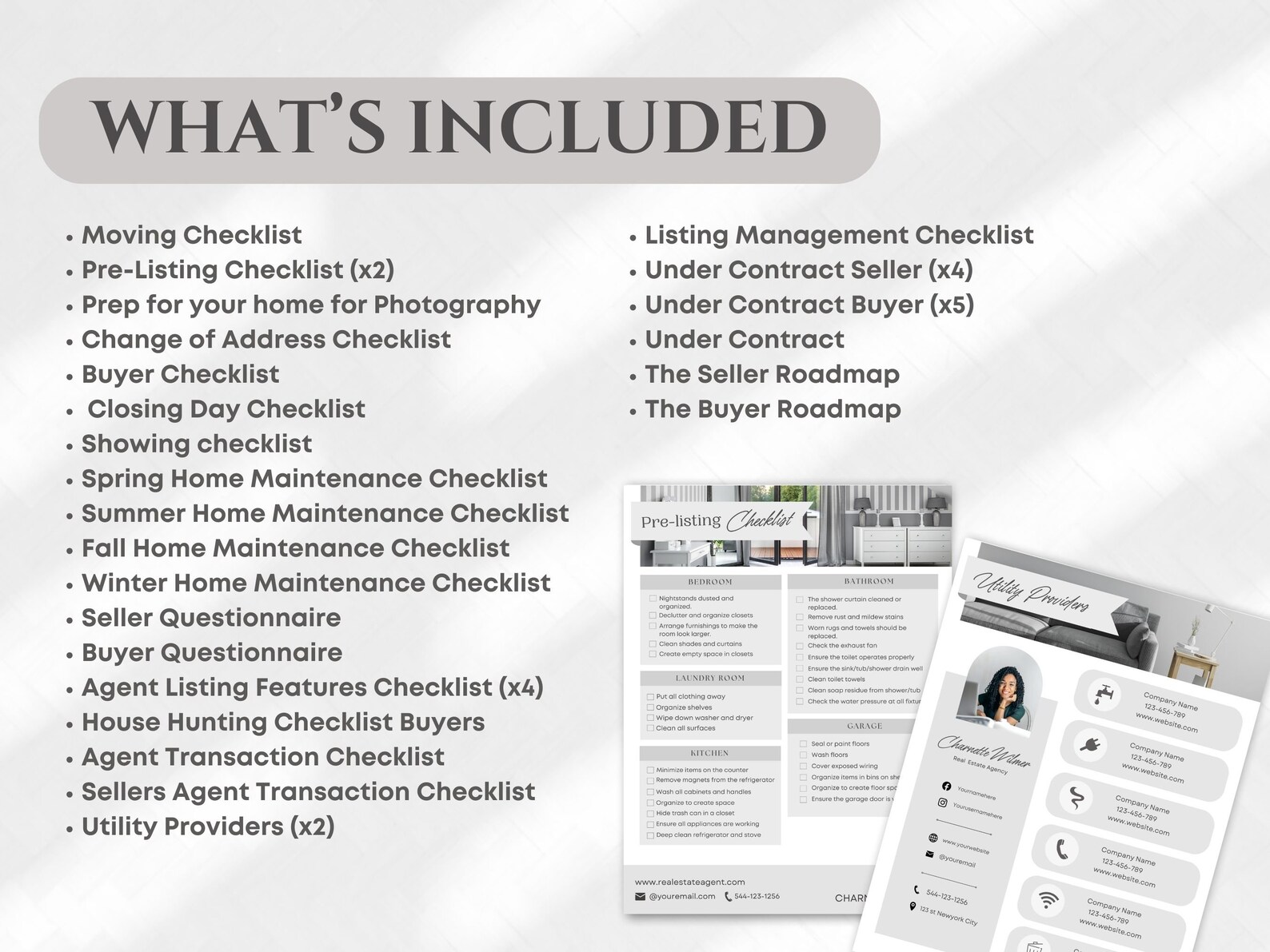 Seller Real Estate Checklist Bundle | Real Estate Marketing | Prep ...