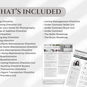Seller Real Estate Checklist Bundle | Real Estate Marketing | Prep ...