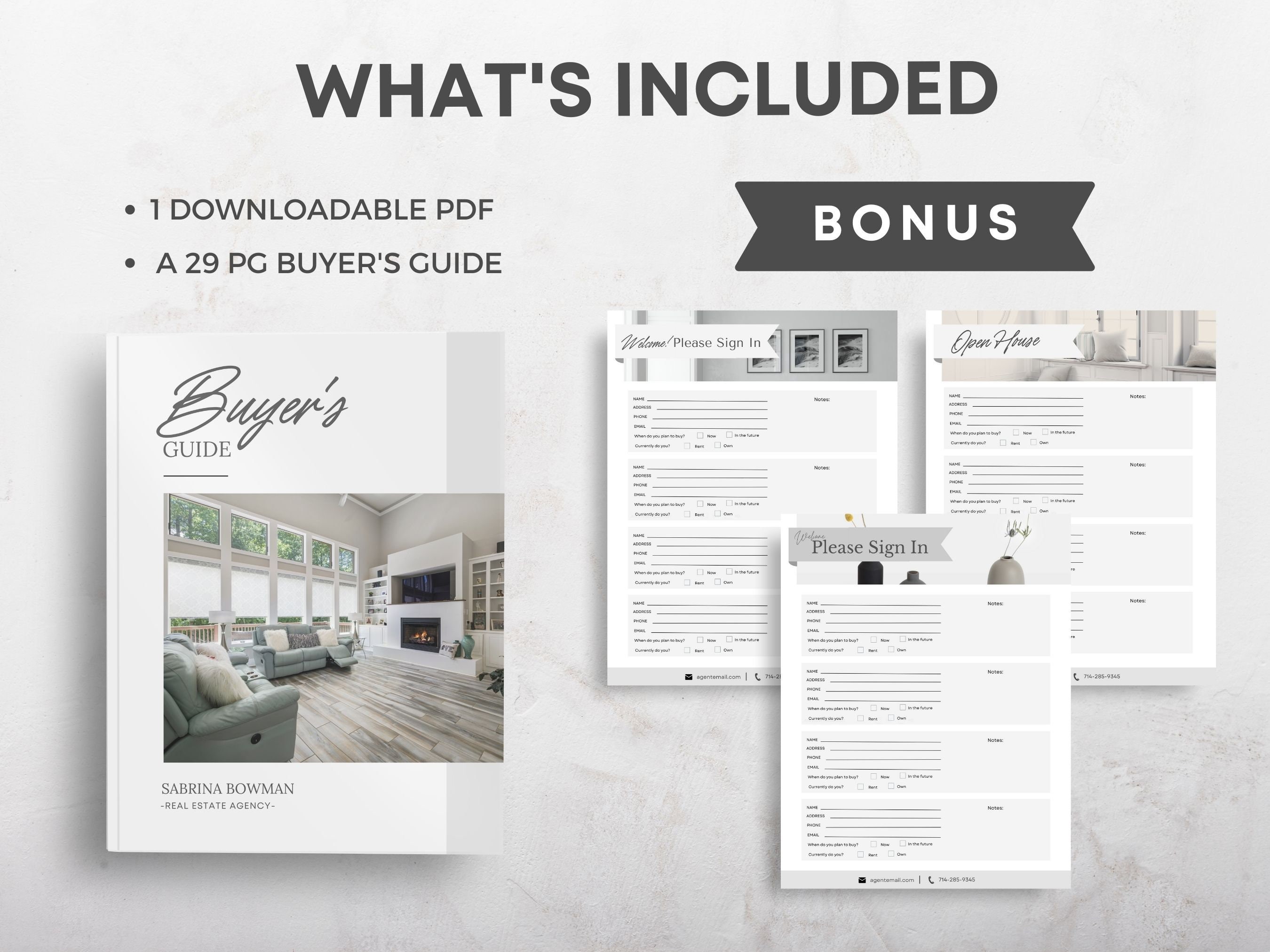 Real Estate Buyer Guide, Home Buying Process, Realtor Buyer Packet ...