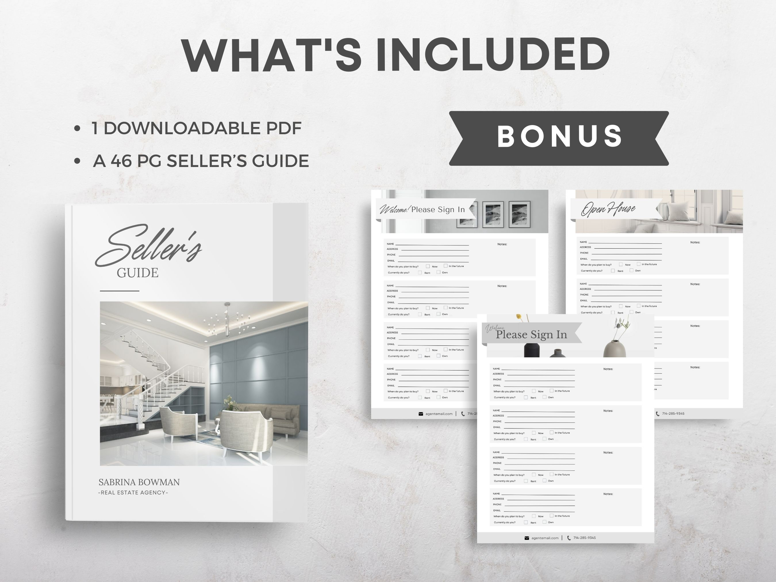 Seller Presentation Packet, Real Estate Marketing Template Sellers ...