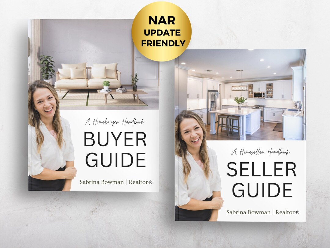Real Estate Home Buyer and Seller Guide Bundle, Real Estate Template ...