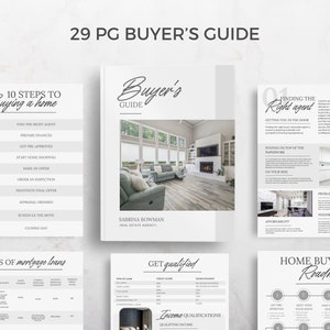 Seller Guide and Buyer Guide Bundle, Listing Presentation for Real ...