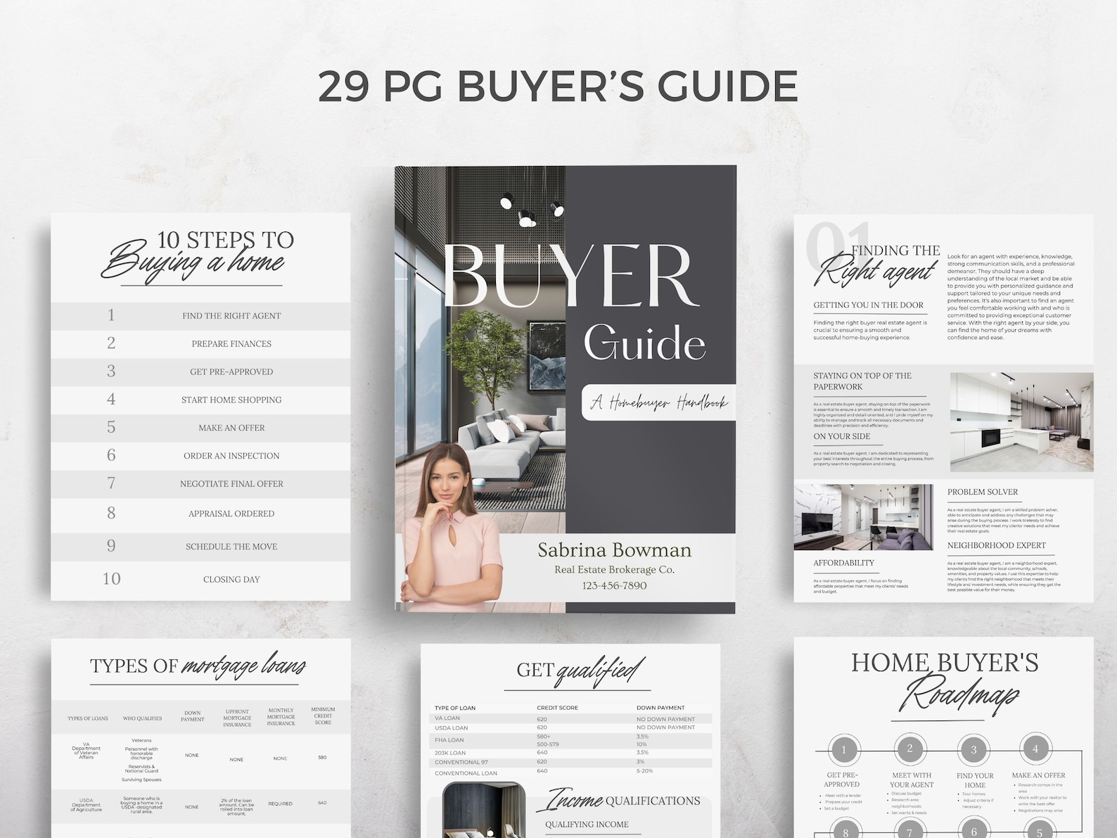 Real Estate Buyer and Seller Guide, Real Estate Marketing Template ...