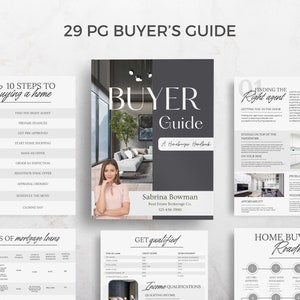 Real Estate Buyer and Seller Guide, Real Estate Marketing Template ...