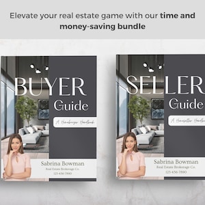 Real Estate Buyer and Seller Guide, Real Estate Marketing Template ...