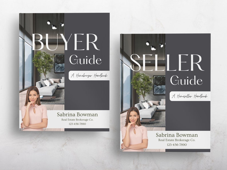 Real Estate Buyer and Seller Guide, Real Estate Marketing Template ...