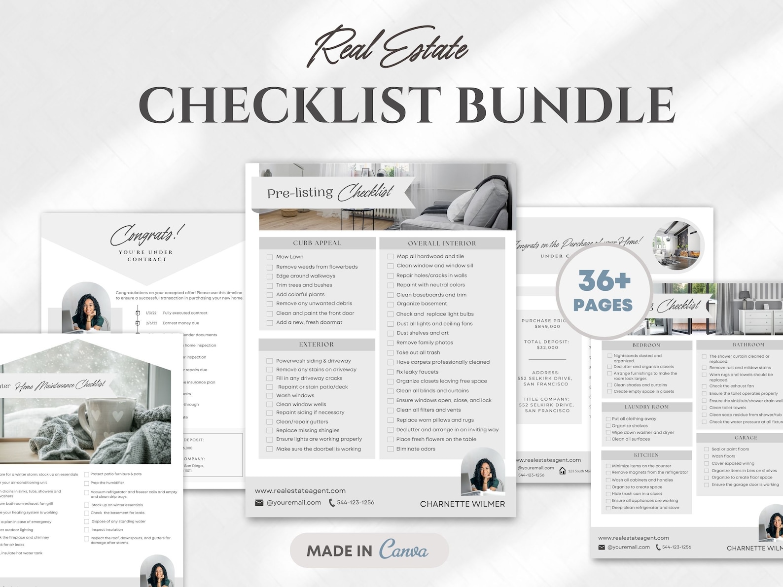 Seller Real Estate Checklist Bundle | Real Estate Marketing | Prep ...