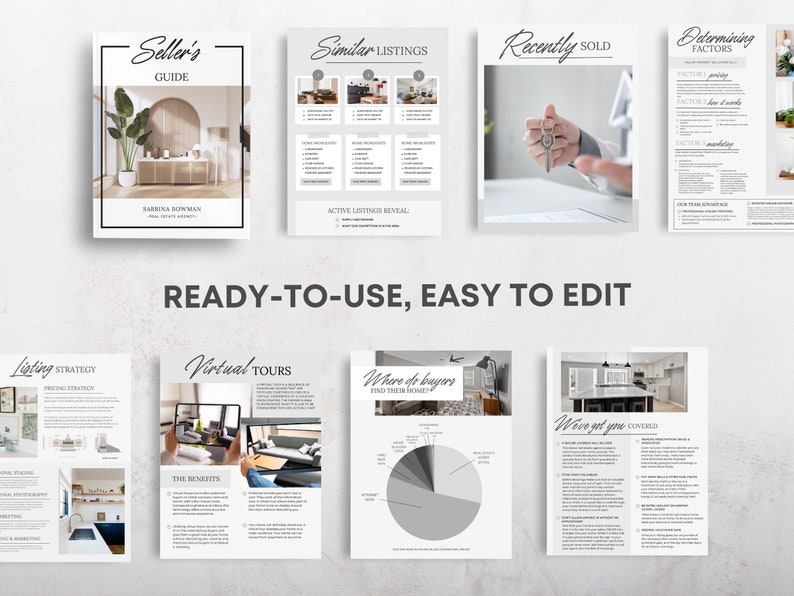 Seller Pre-listing Presentation, Real Estate Template, Real Estate ...