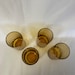 Libbey Optic Swirl Amber Tumblers 6 In - Etsy