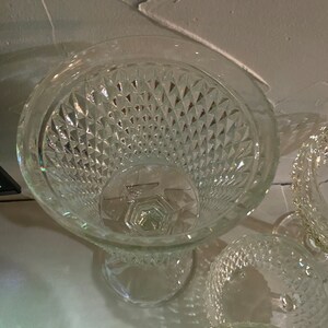 Indiana Glass Co. Diamond Point - Etsy