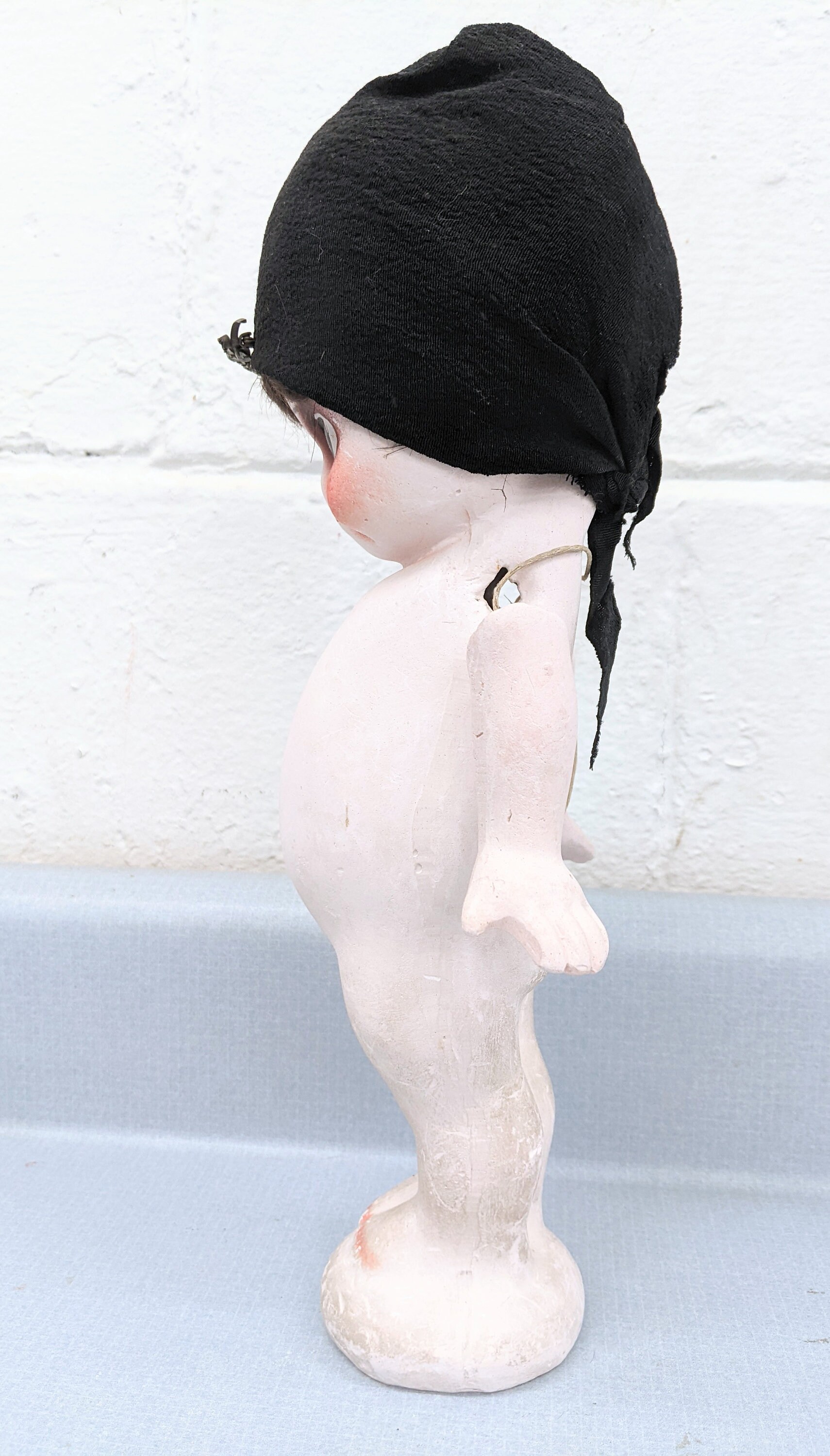 Antique Kewpie Doll With Natural Hair and Hat - Etsy