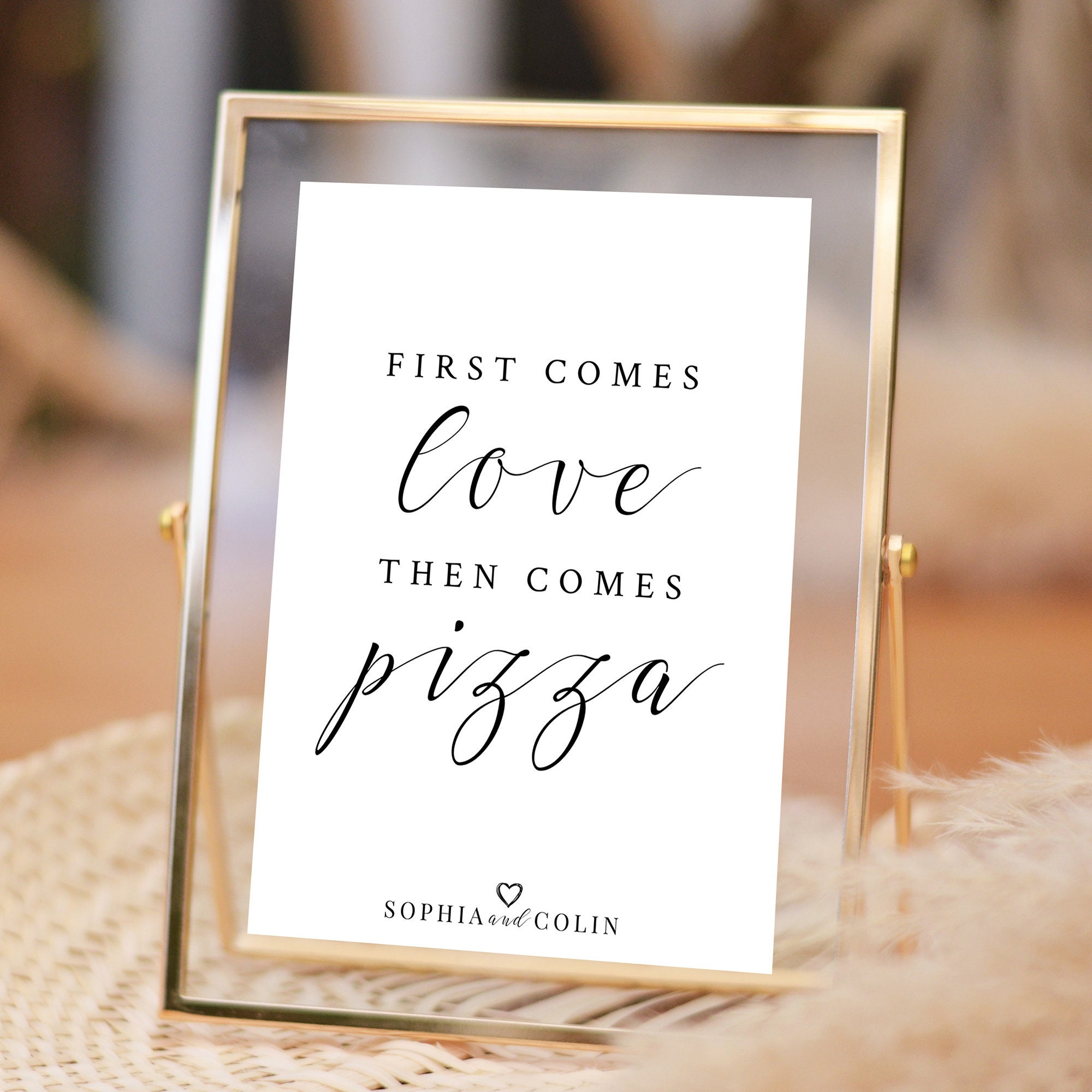 Pizza for Wedding Reception, Pizza Bar Sign, Wedding Pizza Sign, Pizza ...