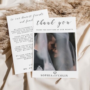 Thank You Letter After Wedding, Thank You Note After Wedding, Wedding ...